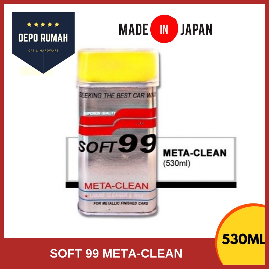 Soft99 Luster Cleaner & Polish 530ml / New Meta Clean Liquid Wax 530ml ...