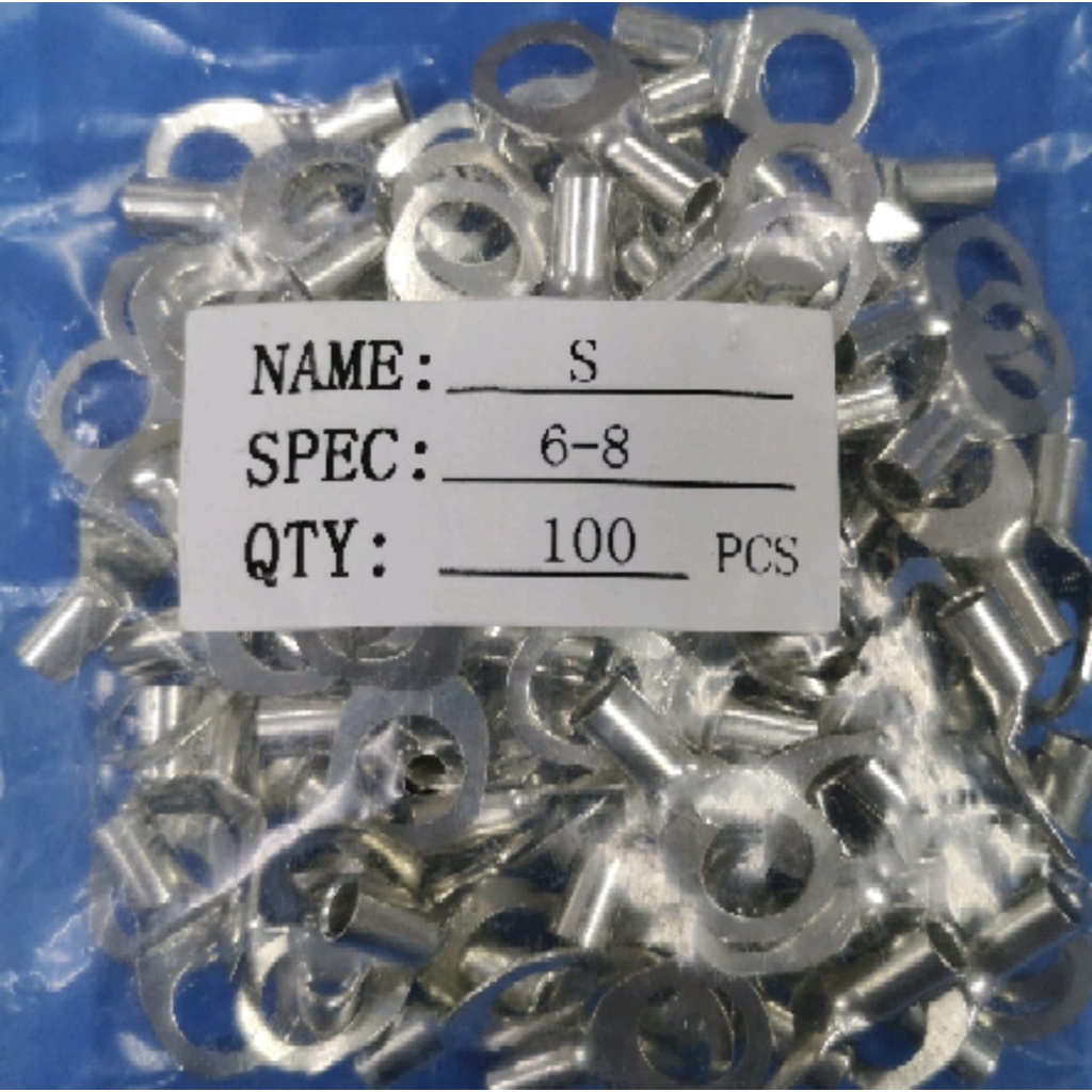 Cable Lug SC Tinned Copper Cable Lug Wire Connector SC10-6 SC10-8 SC16 ...