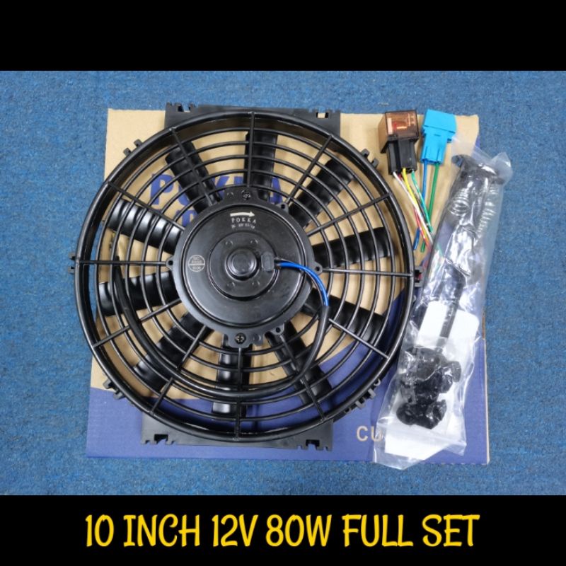 BRAND POKKA/HYPERCOOL 8"/10"/12"/14" UNIVERSAL SLIM FAN PUSH PULL ...