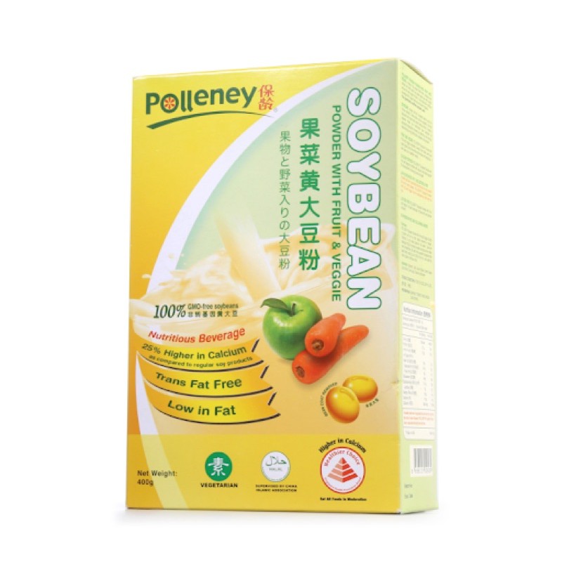 Polleney Soybean Powder With Fruit & Veggie 400g | Shopee Malaysia