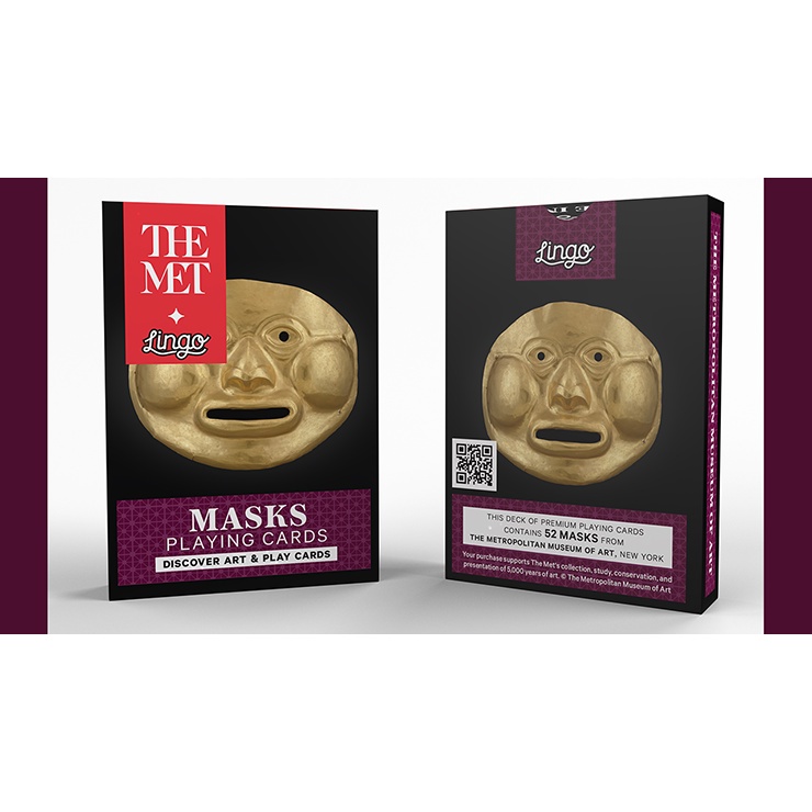 Masks Playing Cards-The Met x Lingo CARDSTHEMET_MASKS | Shopee Malaysia