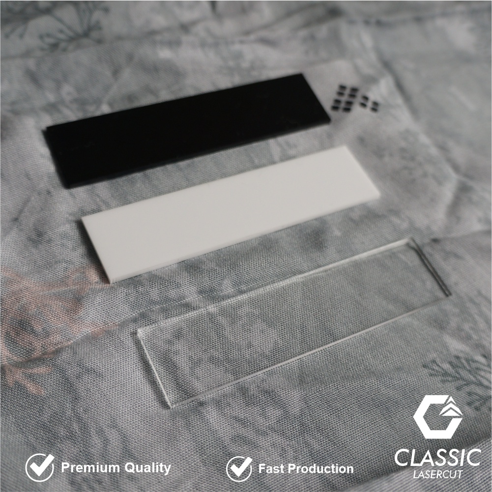 Plain Acrylic Name Tag / Plain Chest Name Plate / Plain Acrylic Name ...