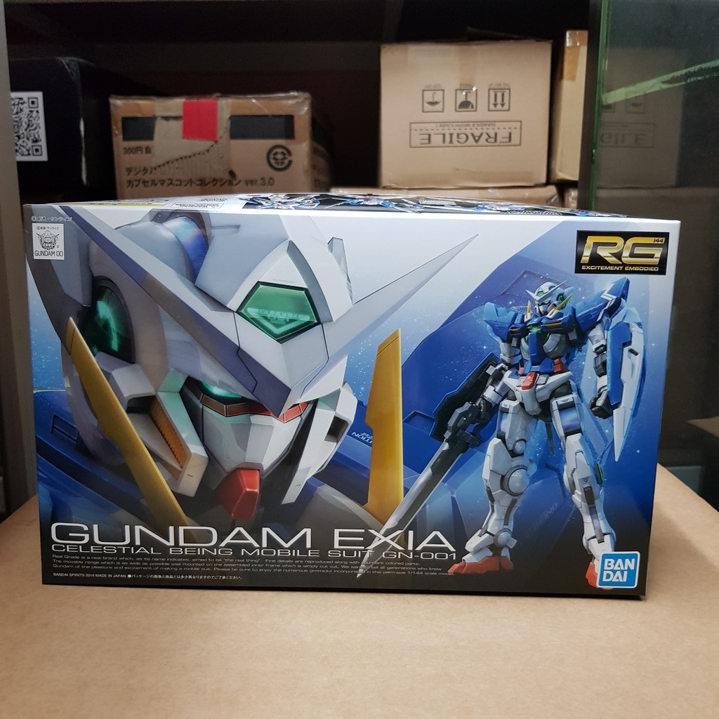 Bandai 1/144 Real Grade RG GN-001 Gundam Exia | Shopee Malaysia