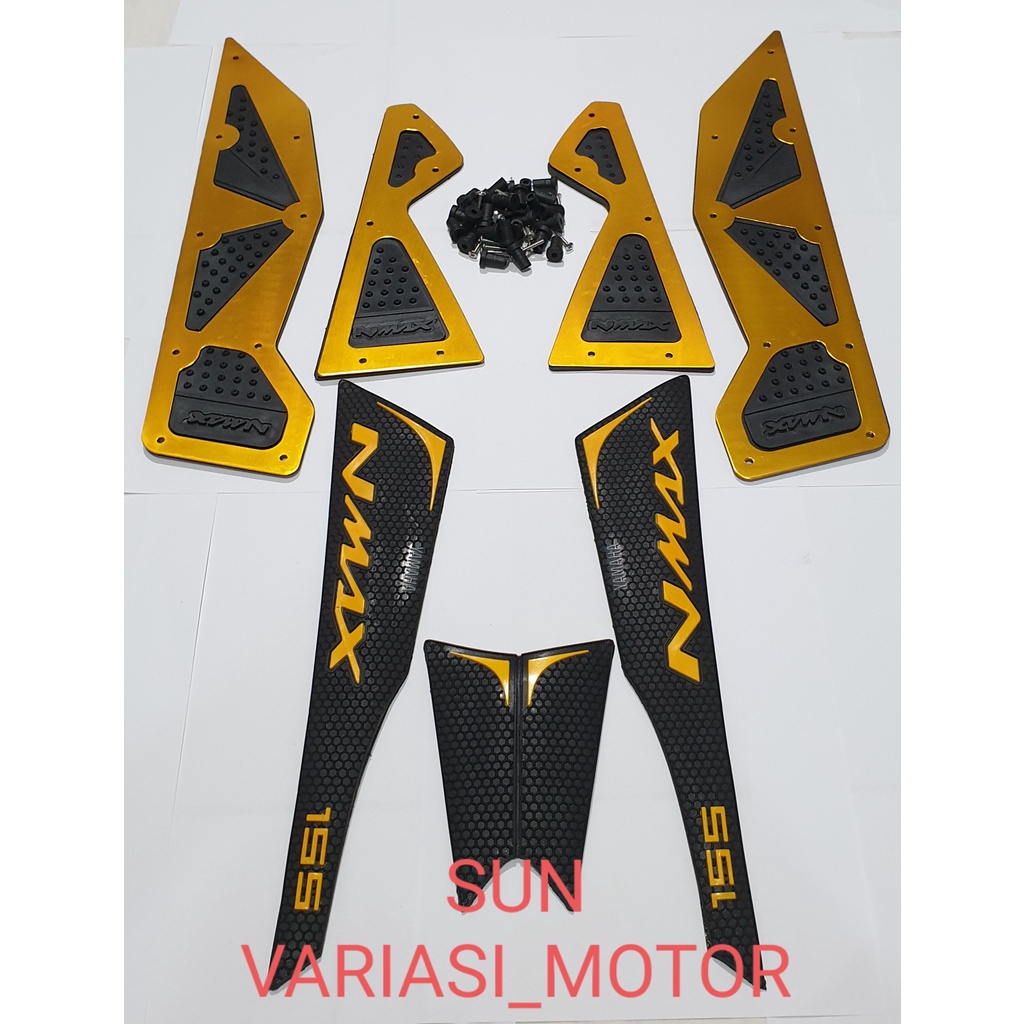 Package 2 IN 1 TANKPAD NMAX OLD GOLD PLUS BORDES CARPET STEP FOOT PADS ...