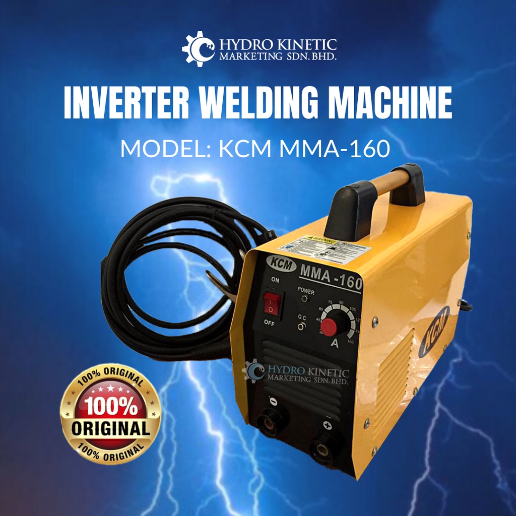 KCM MMA-160 / MMA160 inverter welding machine | Shopee Malaysia
