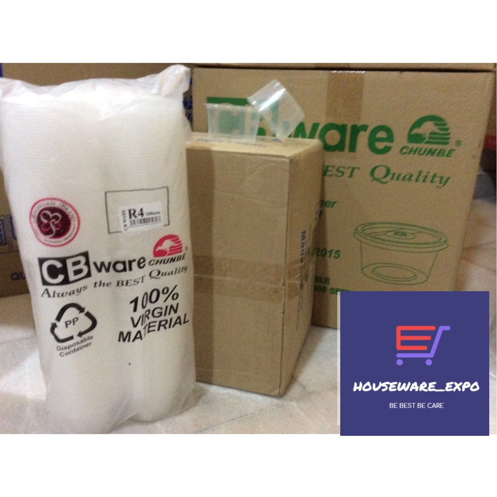 10Pcs R4 100 ML transparent ROUND Disposable Plastic Food Container Takeaway Fast Food Boxes ...