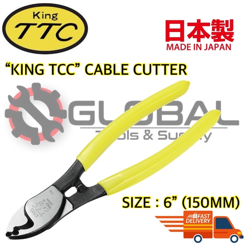 🇲🇾 READY STOCK 🇲🇾 KING TTC CABLE CUTTER / CABLE SHEAR (6”/150MM , 8”/200MM) 🇯🇵 MADE IN JAPAN ...