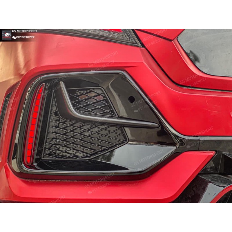 Honda Civic FC Type R Rear Bumper Garnish 2020 No Painting(Garnish only ...