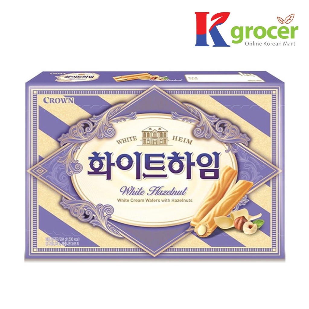 【Ready Stock】Kgrocer Crown White Heim Cookie L SIZE (142g) 15G each ...