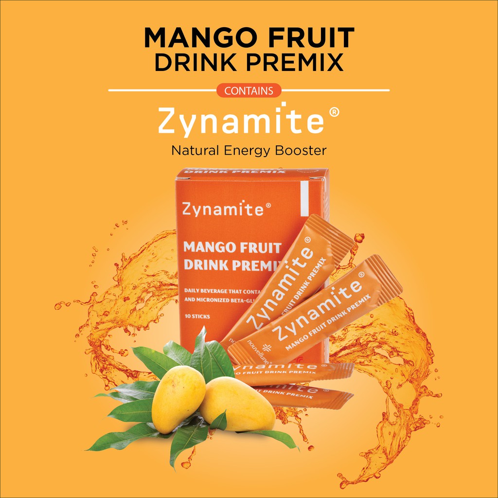 Zynamite Mango Fruit Drink Premix (10 sachets) | Shopee Malaysia