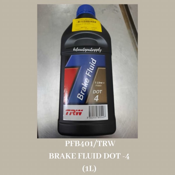 PFB401/TRW BRAKE FLUID DOT-4 (1L) | Shopee Malaysia