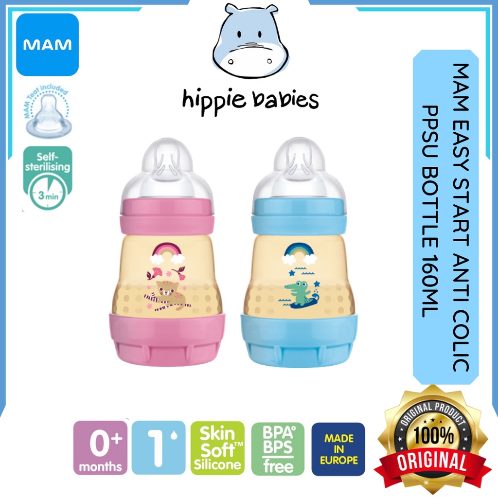 MAM Easy Start Anti Colic Bottle PPSU 160ml - (Boy/Girl) | Shopee Malaysia