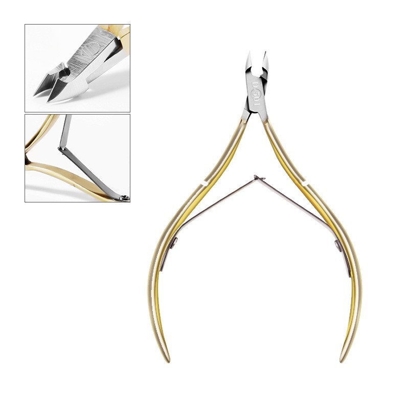 Stainless Steel Cuticle Nipper Dead Skin Cutter Nail Art Care Clipper ...