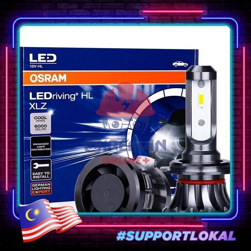 Original Osram LED Driving HL XLZ 6000K H1 H4 H7 H8 H11 H16 9012 HIR2 HB4 HB3 Car Headlight ...