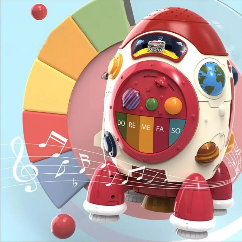 Space Rocket Musical Learning Cube - Rocket Space toys 4 in 1 - kids ...