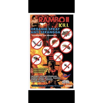 RAMBO KILL ORGANIK SPRAY ANTI-SERANGGA (PEMBUNUH 1001 SEEANGGA ...