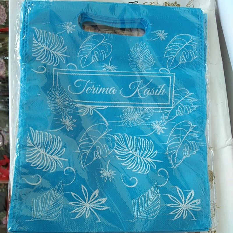 100pcs Goodies BAG WOVEN 20CMX25CM Beg Kain Murah Paper Beg Murah Bajet ...