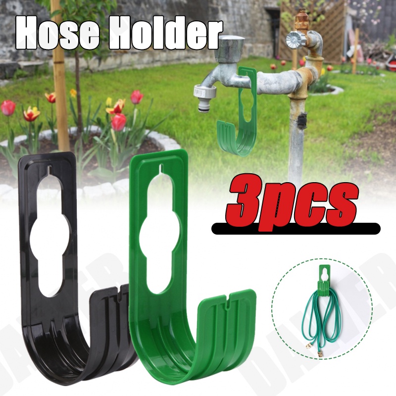 3Pcs Garden Hose Hanger Wall Mount Hose Organizer Storage Rust-Free ...