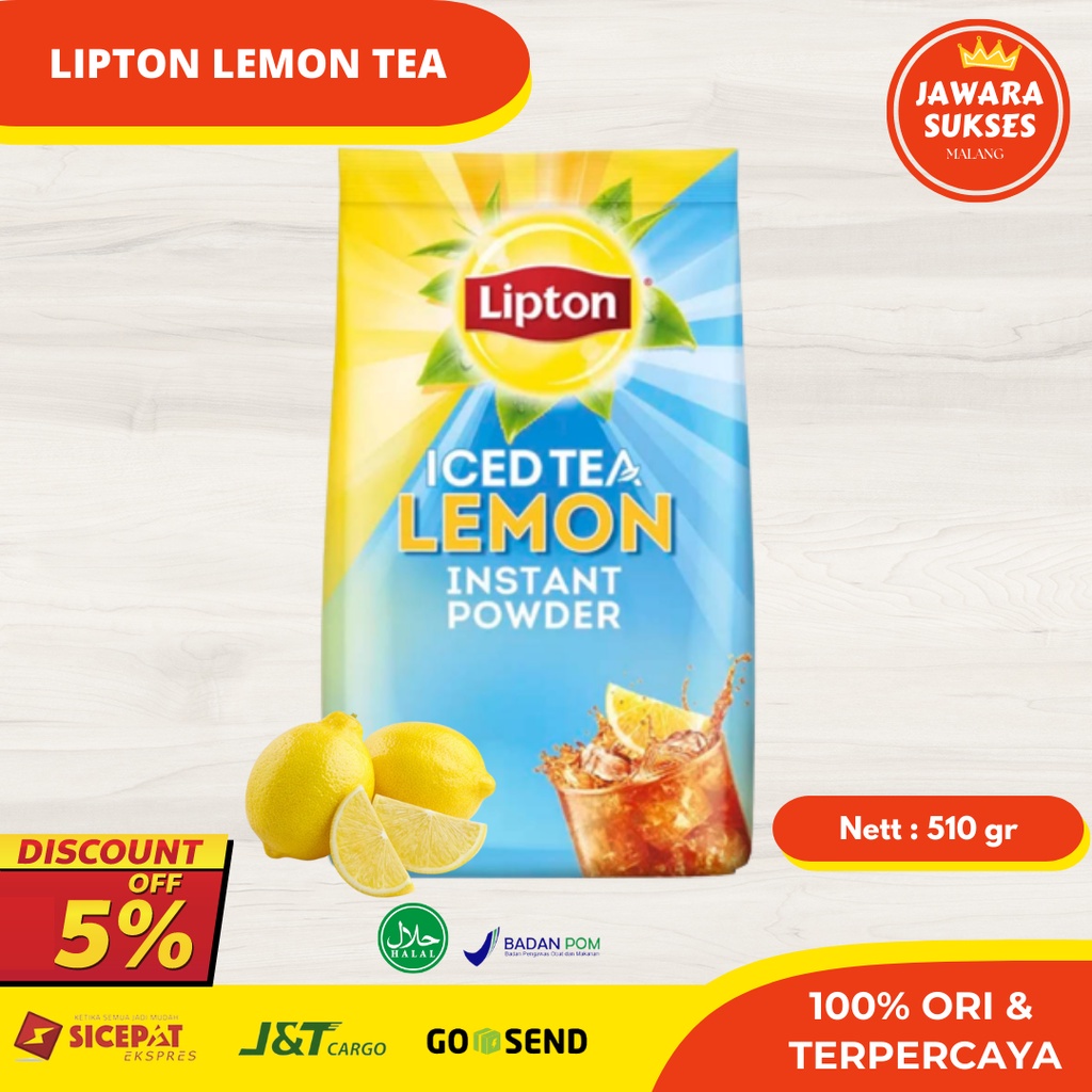 Lipton Ice Tea Mix Lemon 510gr | Lemon Flavor Powder Drink | Shopee ...