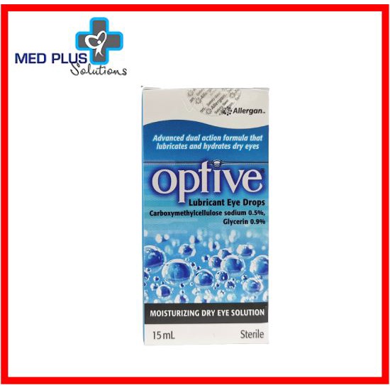 Optive Lubricant Eye Drops 15ml (EXP:12/2025) | Shopee Malaysia