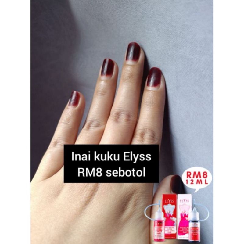 Inai Kuku Elyss Halal Mesra Solat / Inai Celup Elyss / Perfume Minyak ...