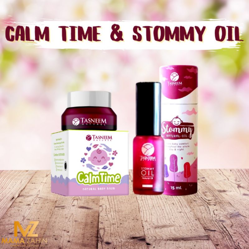 [READY STOCK] 🎁 Minyak Telon Stommy Oil & Balm Calm Time Tasneem ...