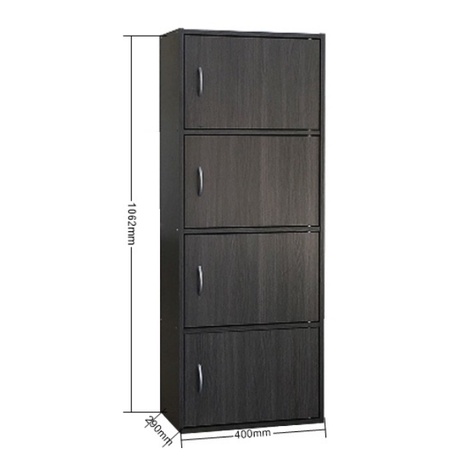 4 Tier Storage Cabinet Shelf / Clothes Cabinet / Multipurpose Cabinet ...