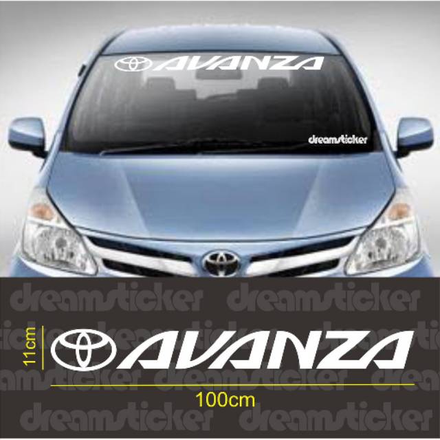 Cool Toyota Avanza windshield sticker | Shopee Malaysia