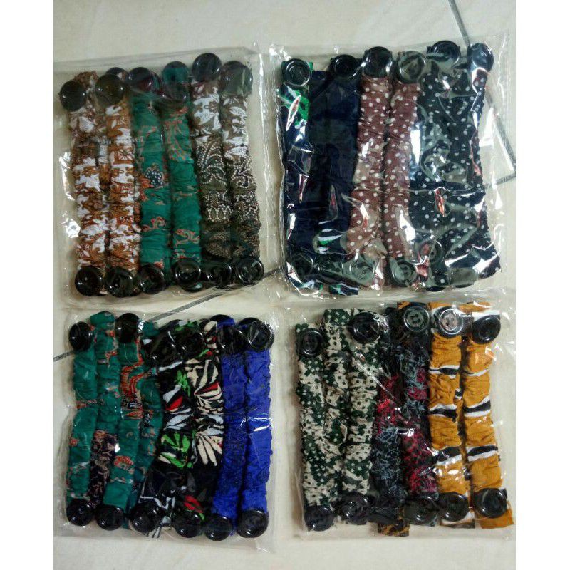 Polkadot Motif Hijab Mask Connector - Connector - Hijab Mask / Hijab ...