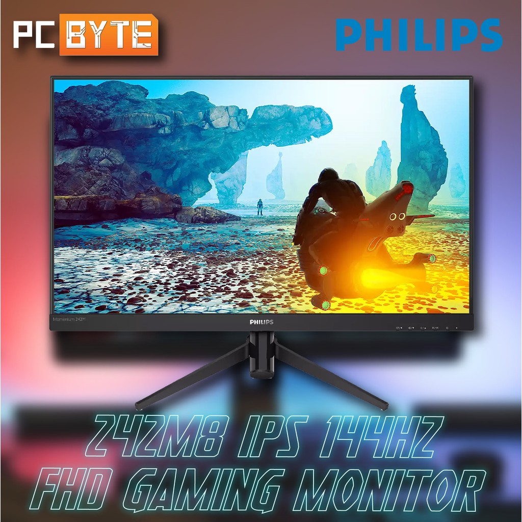 Philips 242M8 1Ms 144Hz IPS Gaming Monitor (24") | Shopee Malaysia
