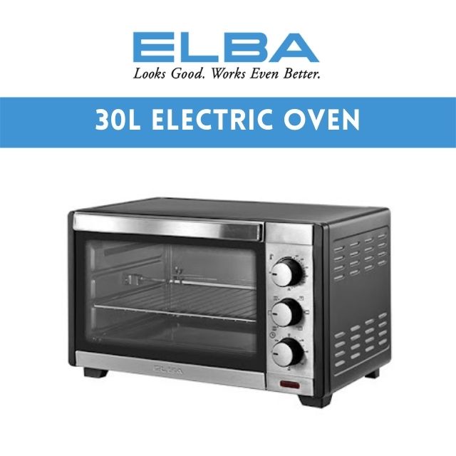 [SELF PICKUP AVAILABLE] Elba 30L Electric Oven | Ketuhar [EEO-D3017(BK ...