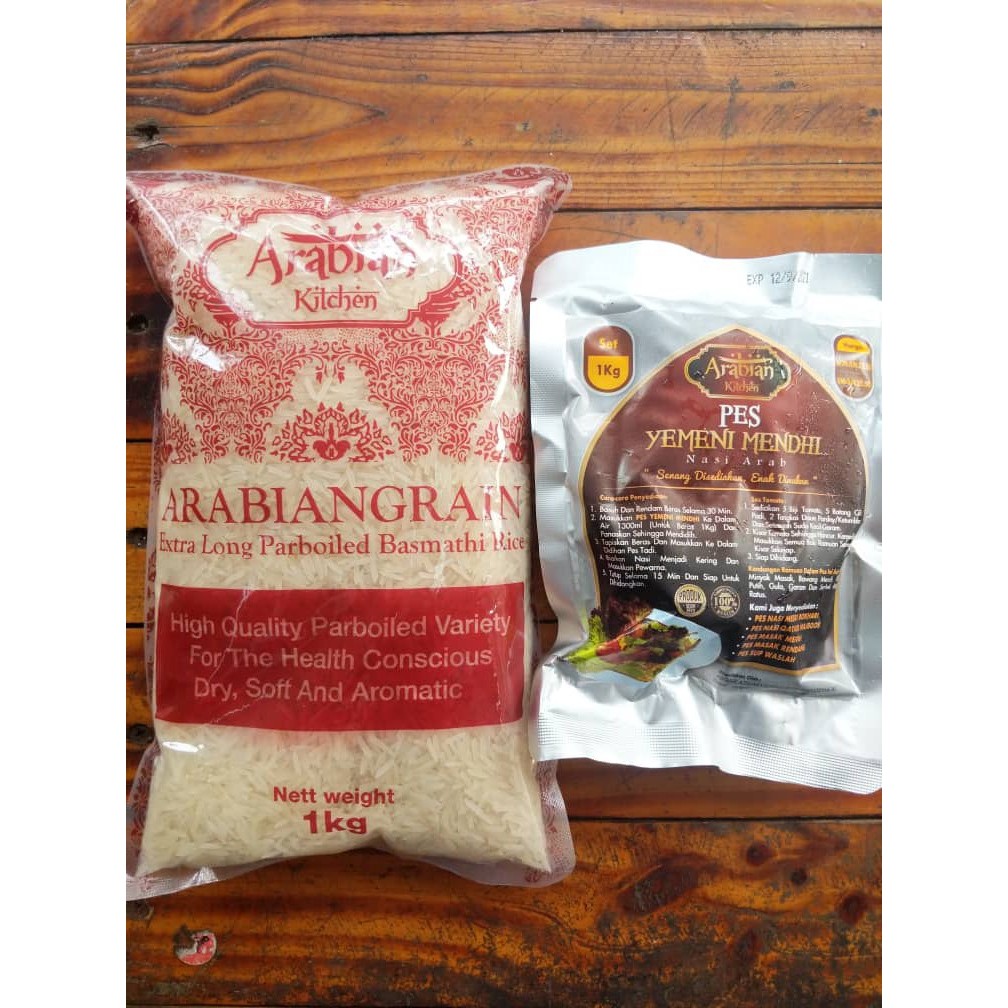 Arabian Kitchen Set Nasi Arab Yemeni Mendhi (1kg) | Shopee Malaysia