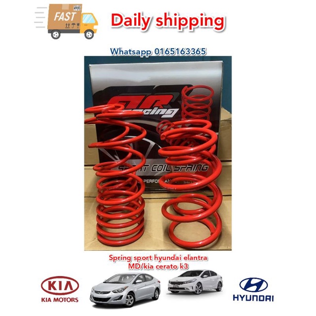 spring sport hyundai elantra md/kia cerato k3 | Shopee Malaysia