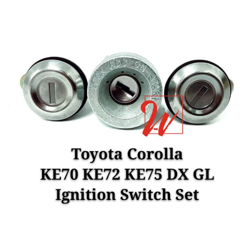 Toyota Corolla KE70 KE72 KE75 KE76 TE71 TE72 Ignition Switch Door Lock ...