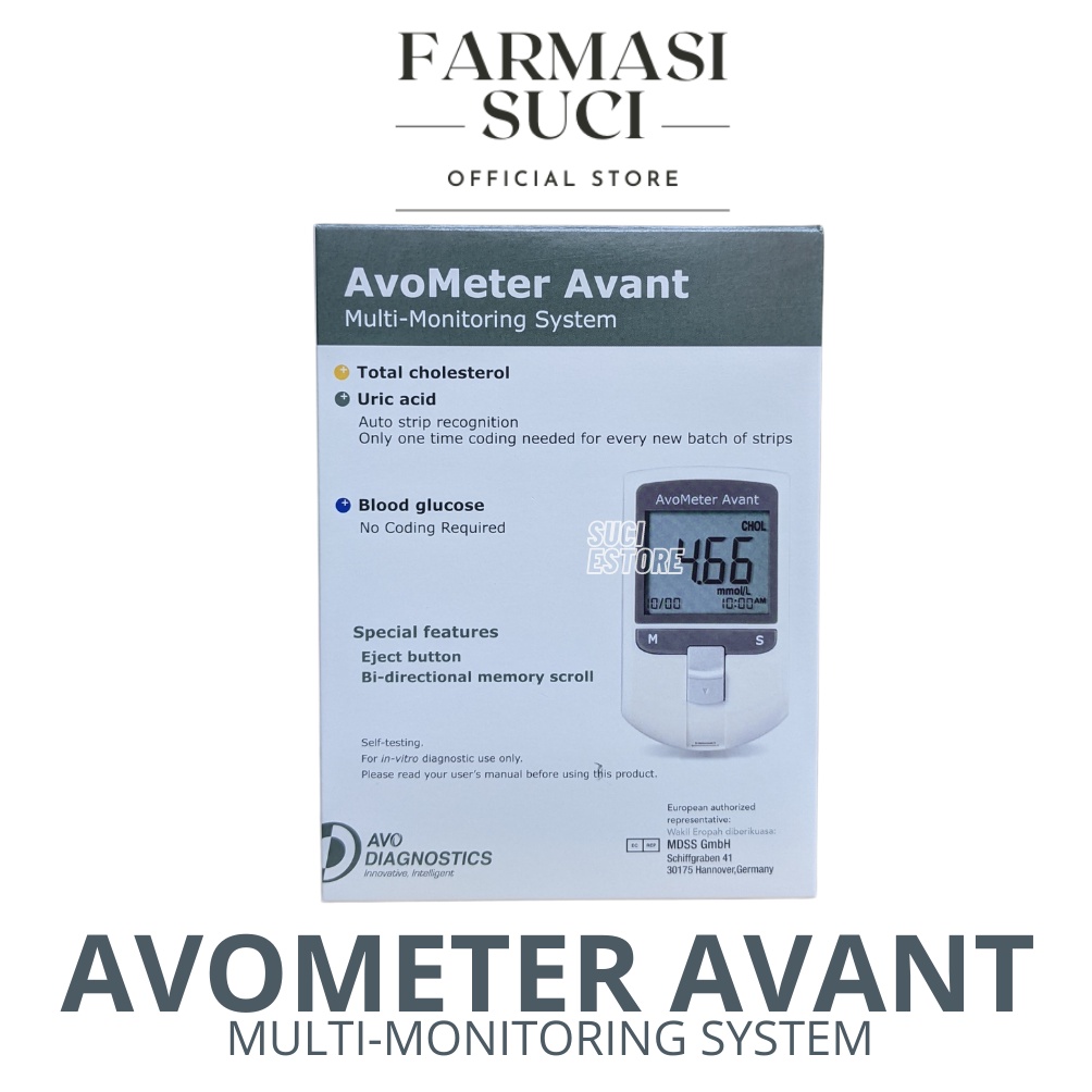 AvoMeter Avant Multi-Monitoring System - Total Cholesterol, Uric Acid ...