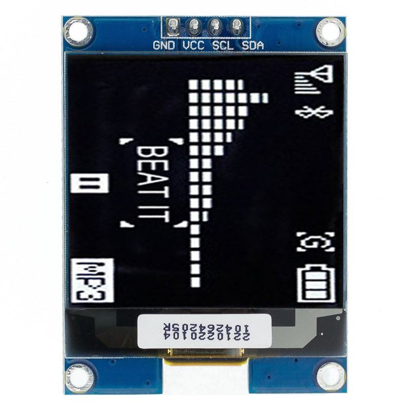1.5 Inch 128x128 OLED Shield Screen Module For Raspberry Pi For STM32 For Arduino | Shopee Malaysia