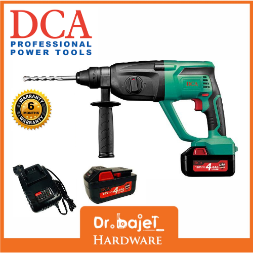 DCA ADZC02-24E cordless brushless rotary hammer 18V 4.0 AH tebuk ...