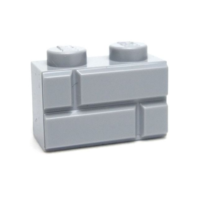 LEGO Brick, Modified 1 x 2 with Masonry / Brick Profile | Shopee Malaysia