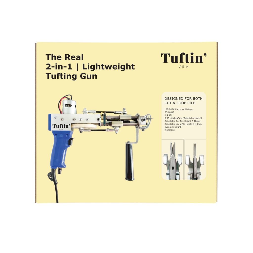 2-in-1 Tufting Gun (One gun for both cut & loop pile!) | Shopee Malaysia