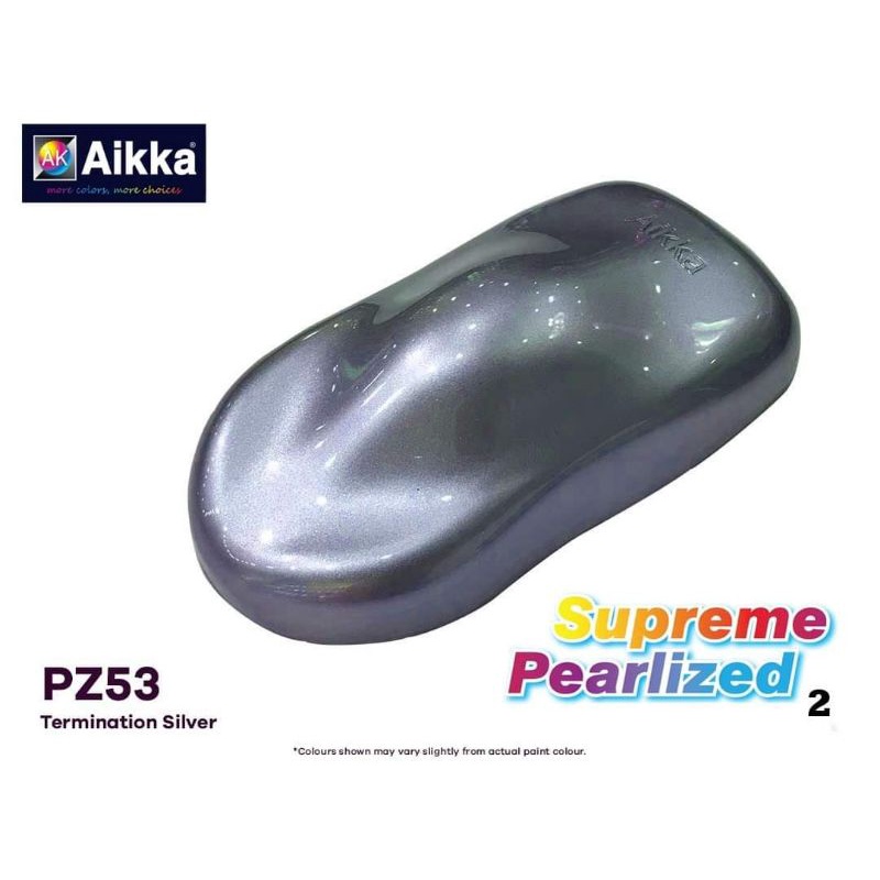 PZ53 TERMINATION SILVER - Aikka Supreme Pearlized Metallic Colour ...