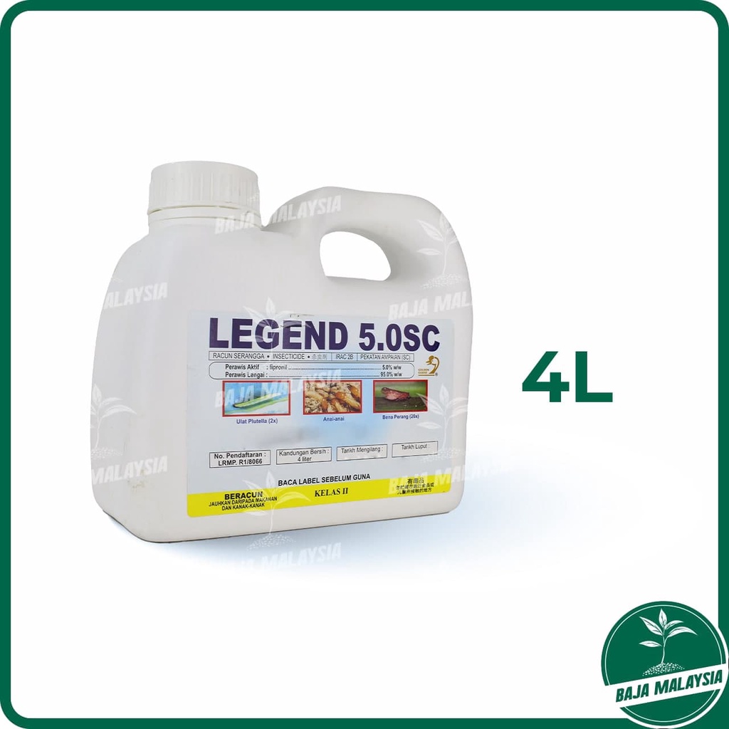 LEGEND 5.0SC 4 Liter Fipronil 5% Insecticide Racun Serangga Anai-anai ...