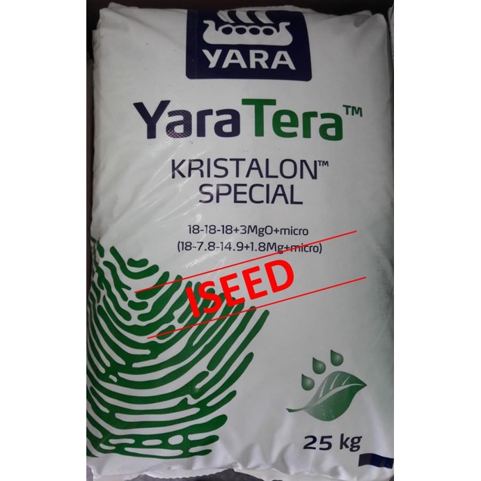 YaraTera KRISTALON SPECIAL 18-18-18 +3MgO 25kg Water Soluble NPK EC ...
