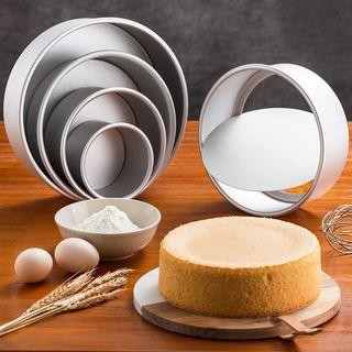 4/5/6/7/8/9 inch Anode Alloy Nonstick Round Cake (LOOSE BASE REMOVABLE ...