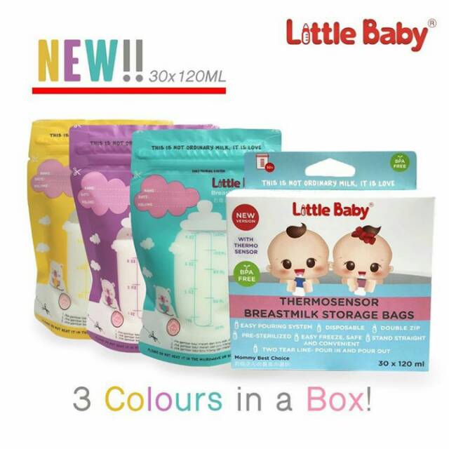 New!!! Breast Milk Storage Little Baby 120ml | Shopee Malaysia