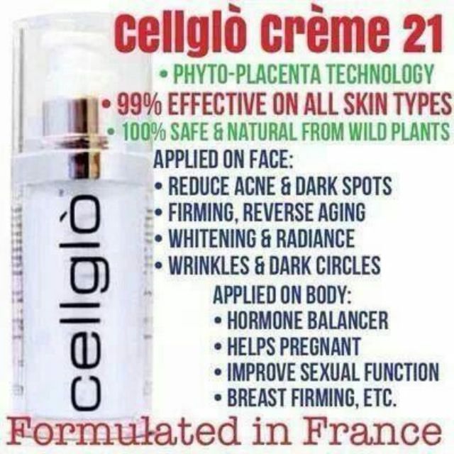 Cellglo creme21 (with box and barcode) | Shopee Malaysia