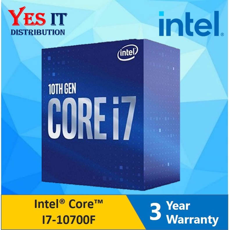 Intel Core i7-10700F 10th Gen Deskotp Processor CPU ( 2.9Ghz Up to 4 ...