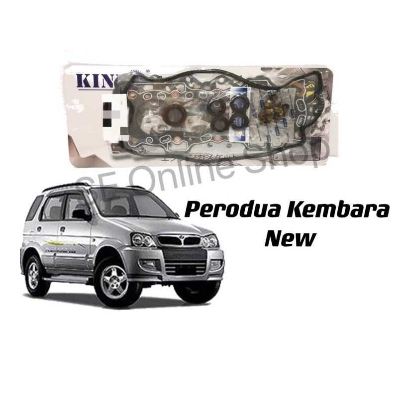 Perodua Kembara New Engine Top Overhaul Gasket Kit Set (Carbon ...
