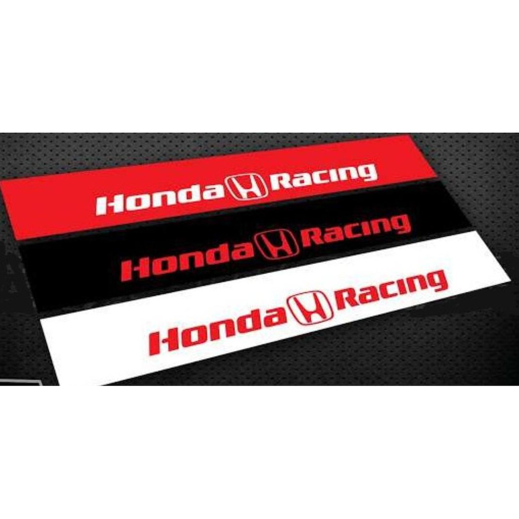 [Sticker Kereta] HONDA RACING + Logo Honda | Shopee Malaysia