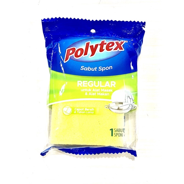 Polytex foam dishwashing sponge fiber (random color) | Shopee Malaysia