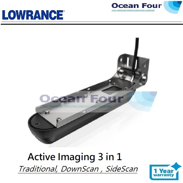 Lowrance Active Imaging 3in1 Transducer (traditional, downscan ...